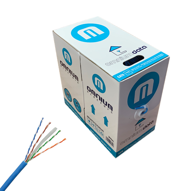 (OMNIUM-DATA) Rollo de Cable Red UTP | Omnium Electric